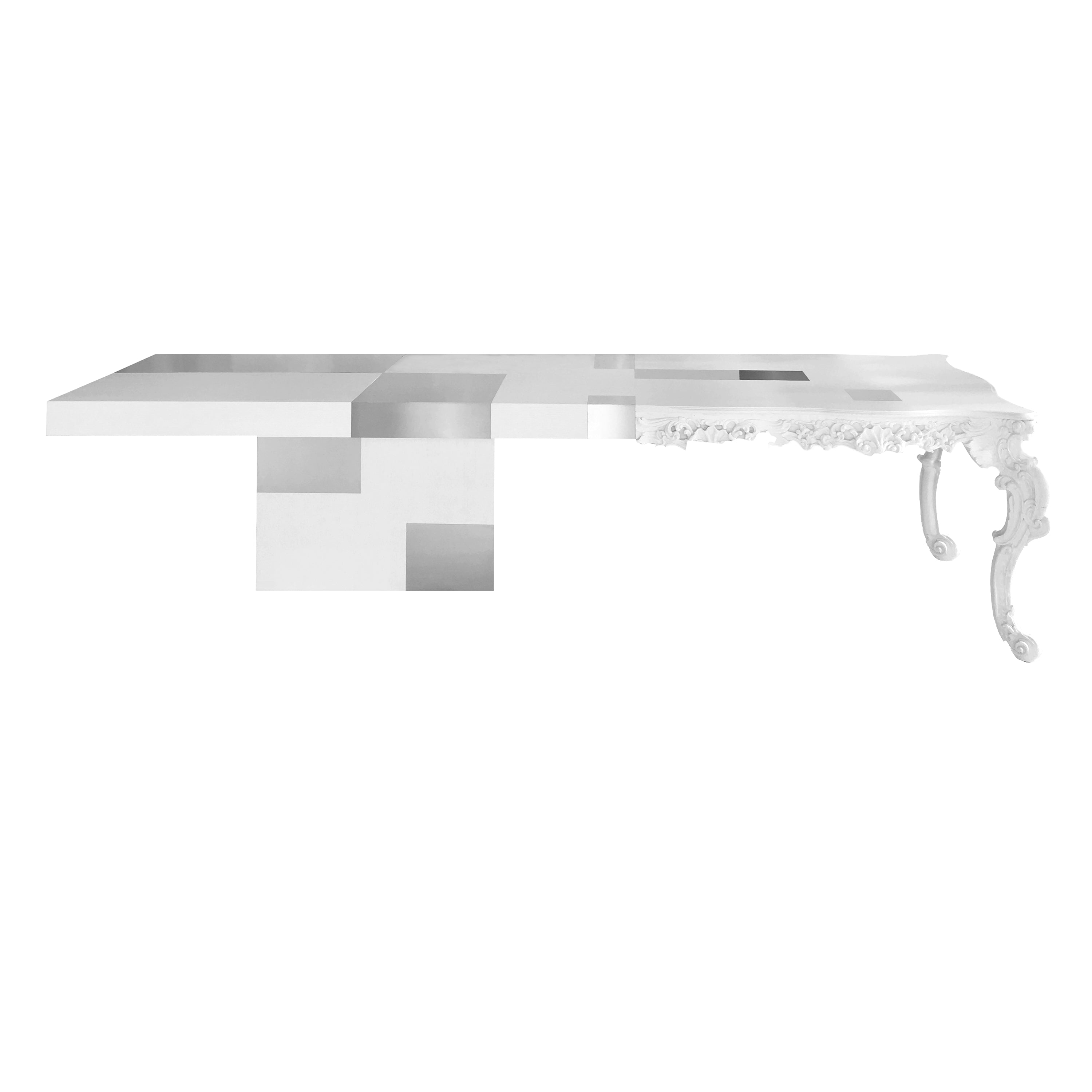Evo White Dining Table Emmemobili | Collectioni Showroom
